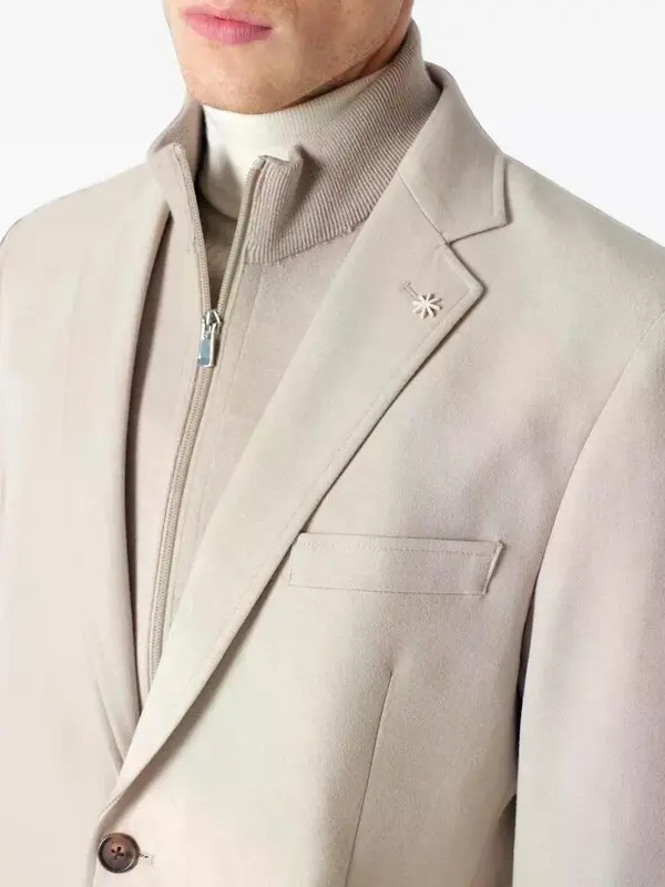 MANUEL RITZ Layered Single-breasted Jacket