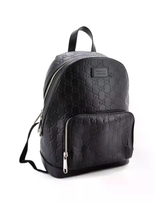 Gucci Signature Pocket Guccissima Leather Small Backpack