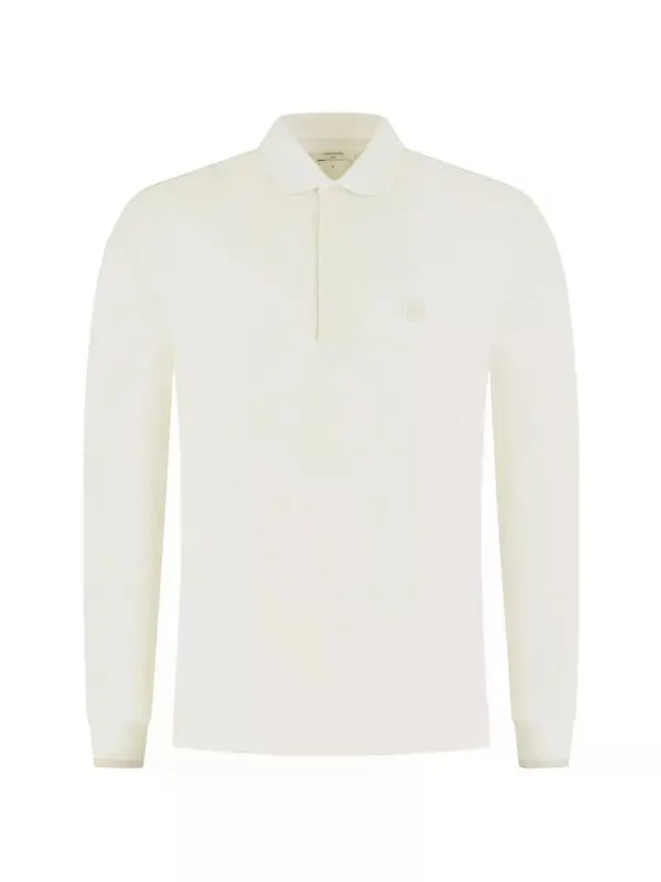 JACOB COHЁN Logo-embroidered Long-sleeve Polo Shirt
