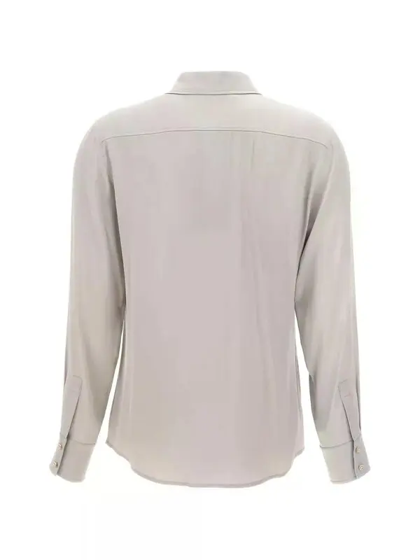 Max Mara Silk-satin Shirt