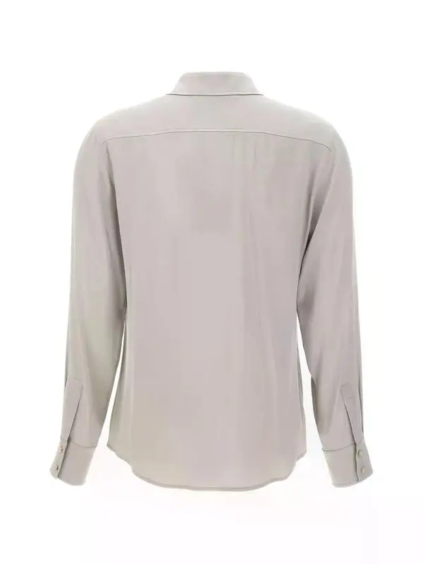 Max Mara Silk-satin Shirt