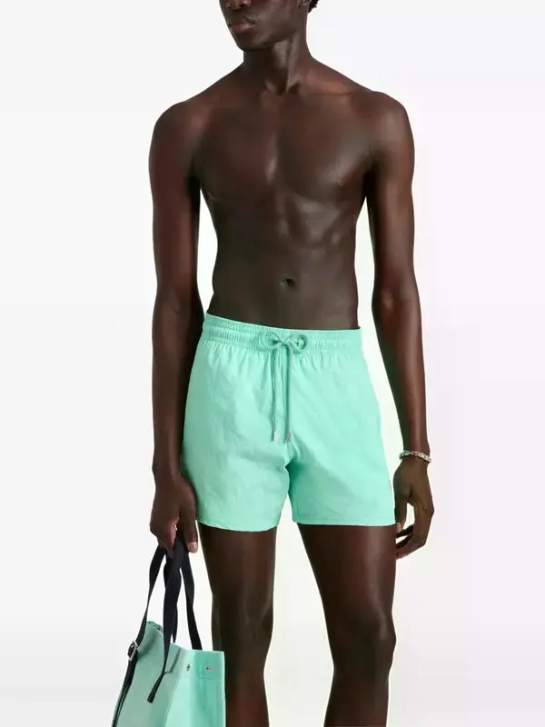 Vilebrequin Jacquard Swim Trunks - Green