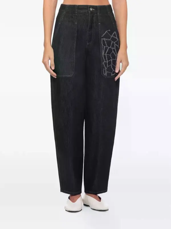 PANICALE Embroidered Jeans