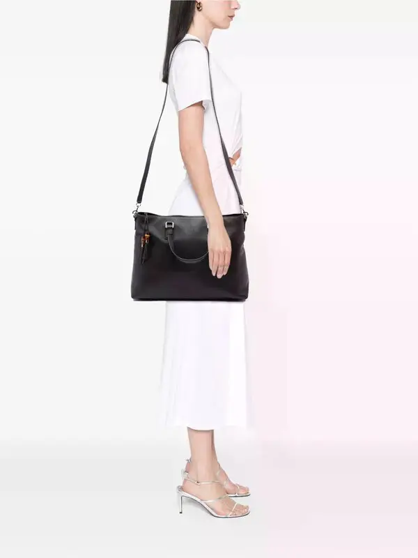 Gucci 2016-2026 Calfskin Bamboo Tassel Satchel