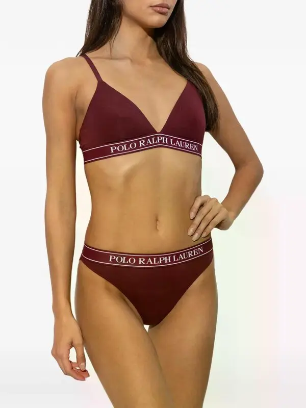 Polo Ralph Lauren Logo-underband Triangle Bralette