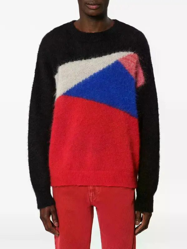 MARANT Leonard Intarsia-knit Sweater