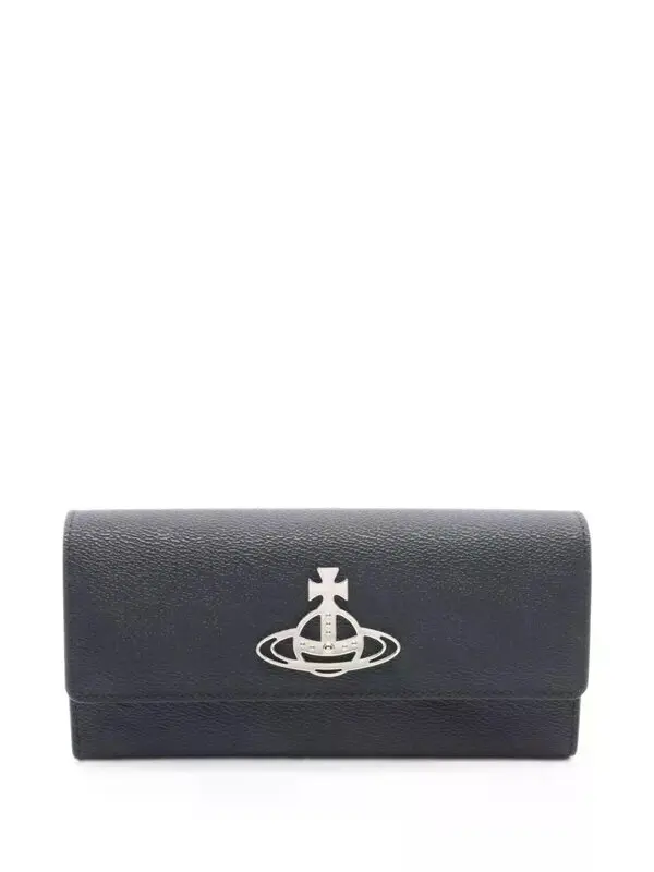 VIVIENNE WESTWOOD Annie Orb Bi-fold Wallet - Black