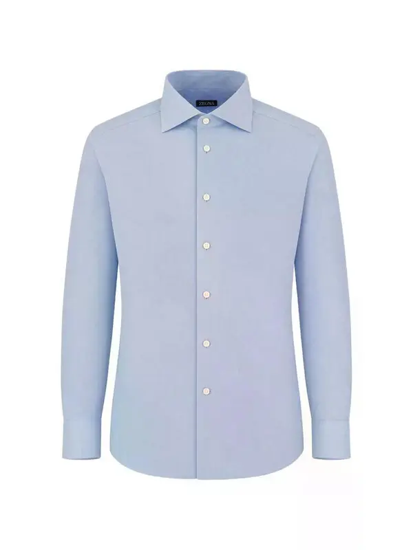 Zegna Long-sleeve Button-down Cotton Shirt