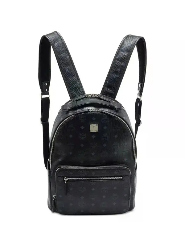 Mcm Medium Stark Visetos Backpack - Black