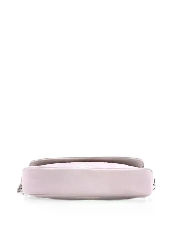 LOUIS VUITTON Ivy Wallet On Chain Bicolor Monogram Empreinte Giant Crossbody Bag - Grey