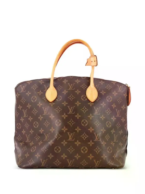 LOUIS VUITTON Lockit Nm Handbag Monogram Canvas Mm Tote Bag - Brown