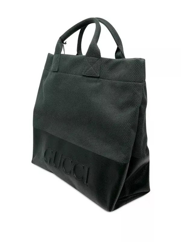 Gucci 2016-2026 Canvas Embossed-logo Tote Bag