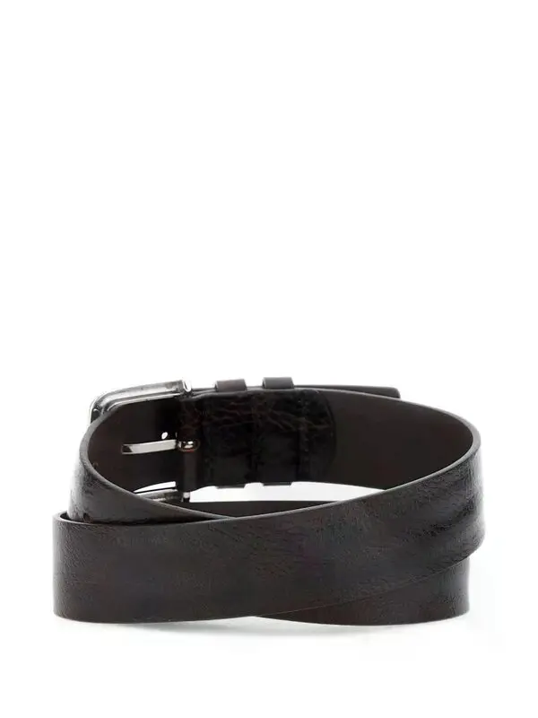 TELA Buckle-fastening Leather Belt