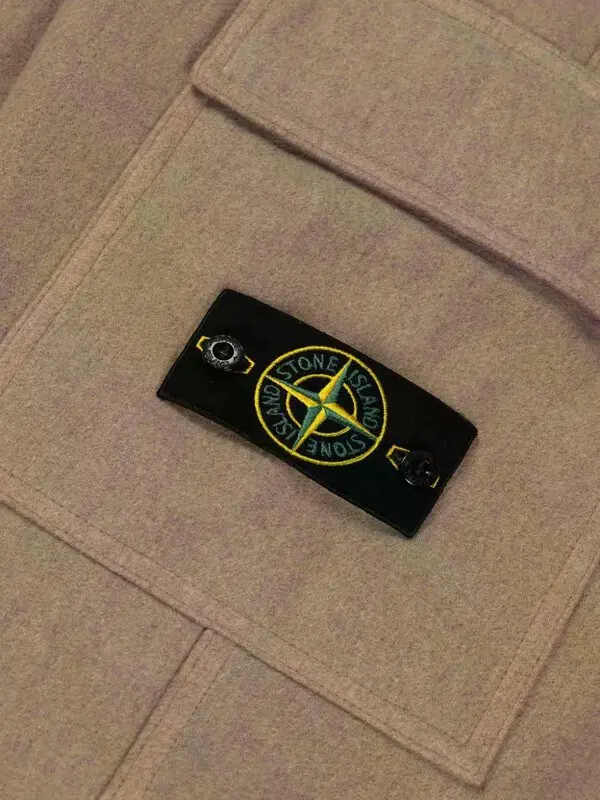 Stone Island 3100050 Wool Nylon Flannel-tc Joggers