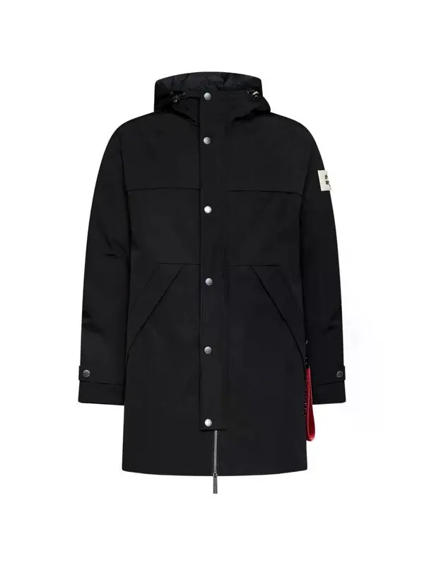 AFTER/LABEL Hooded Press-stud Jacket