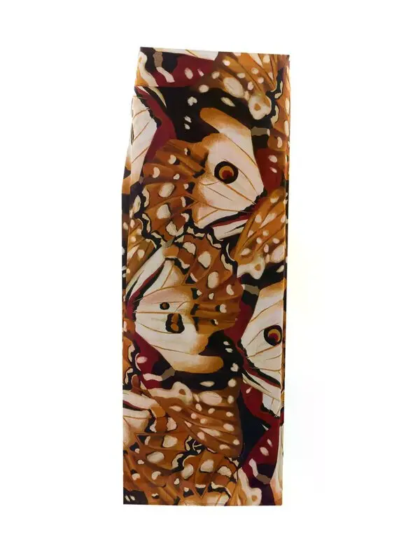 Farm Rio Borbofly Butterfly-print Midi Skirt