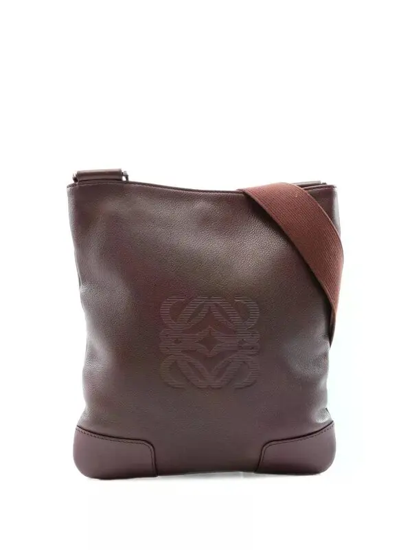 Loewe 2010s Anagram Shoulder Bag - Brown