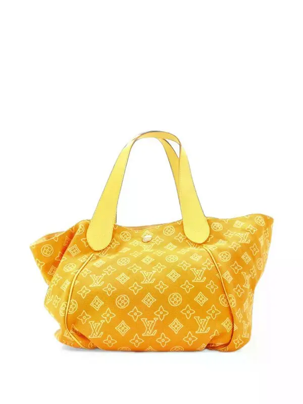 LOUIS VUITTON Cabas Ipanema Canvas Pm Tote Bag - Yellow