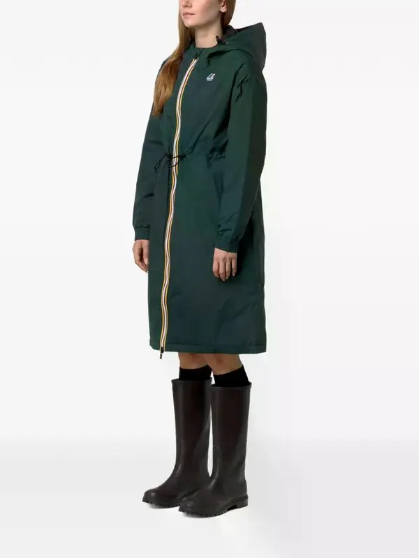 K-WAY Le Vrau 4.0 Delia Drawstring-waist Hooded Coat