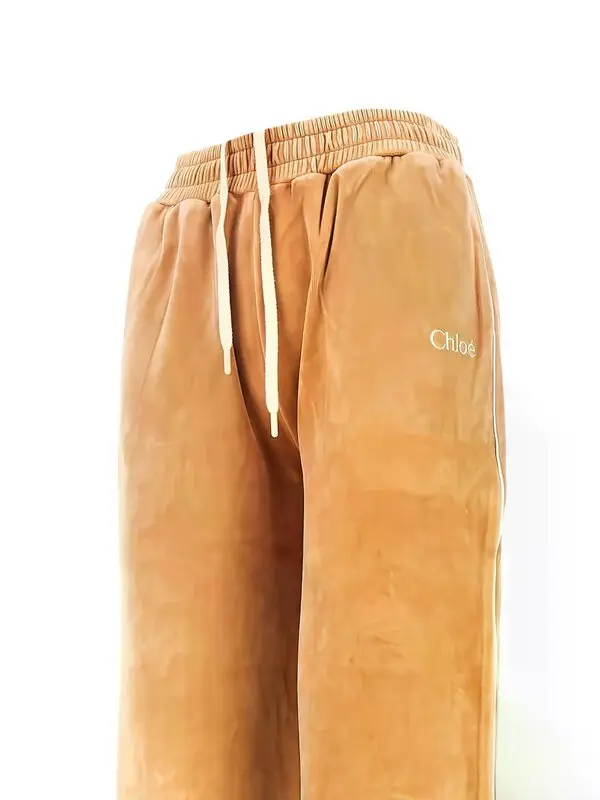 Chloé Velvet Drawstring Track Pants