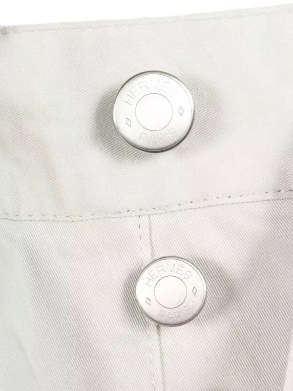 Hermès 2010s Button-fly Chino Trousers - Neutrals