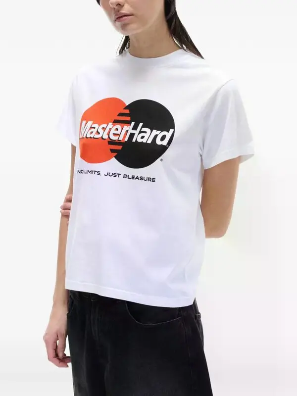 CARNE BOLLENTE Masterhard Logo-print T-shirt