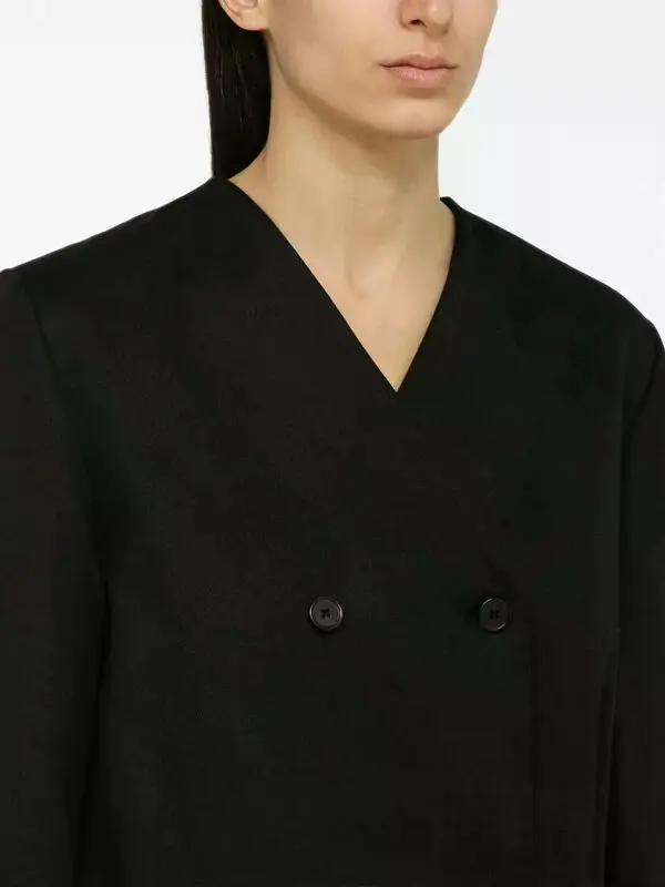 Loulou De Saison Double-breasted Collarless Jacket