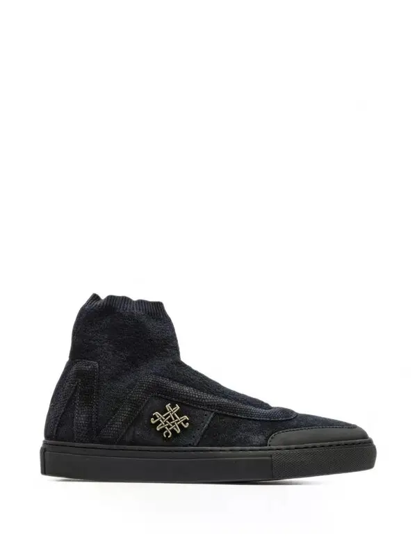 Mr & Mrs Italy Suede Panelled Sneakers