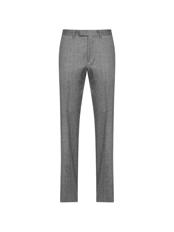 Zegna Tapered-leg Wool Tailored Trousers