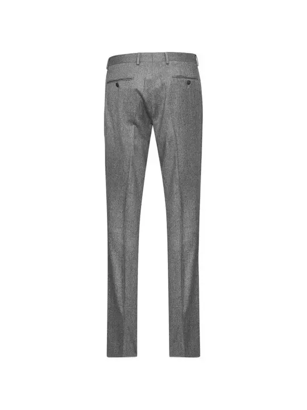 Zegna Tapered-leg Wool Tailored Trousers
