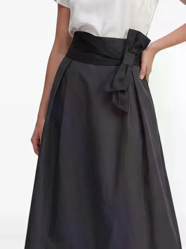 FERRAGAMO Bow-detail Pleated Maxi Skirt