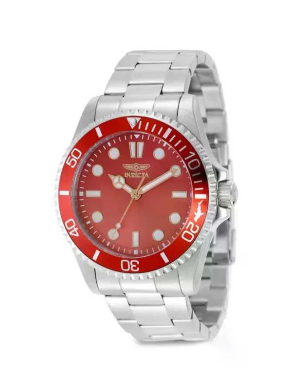 INVICTA Pro Diver 43mm Watch - Red