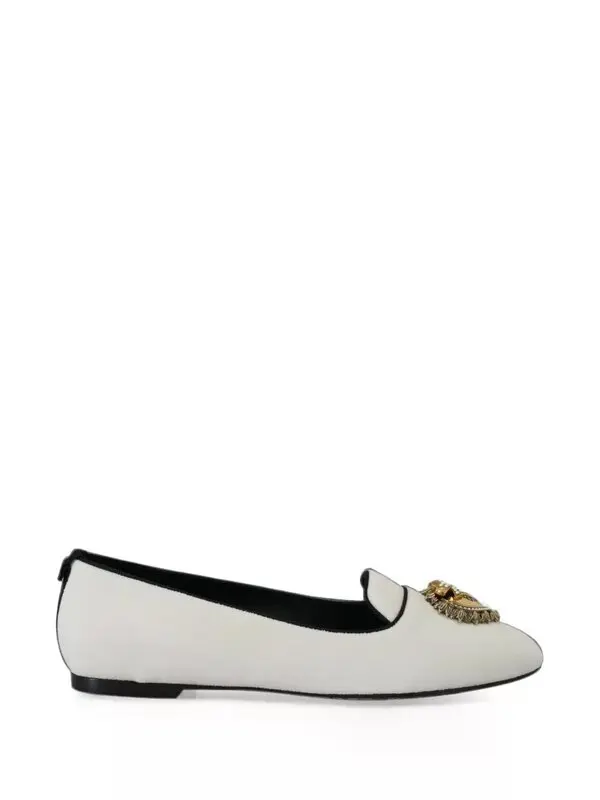 Dolce & Gabbana Embellished Velvet Loafers
