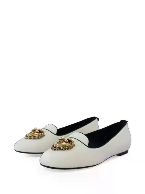 Dolce & Gabbana Embellished Velvet Loafers
