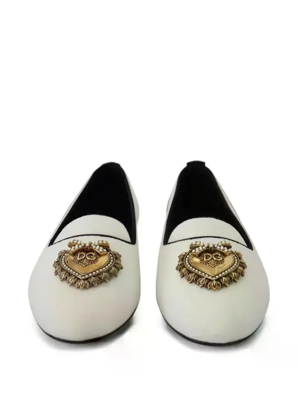 Dolce & Gabbana Embellished Velvet Loafers