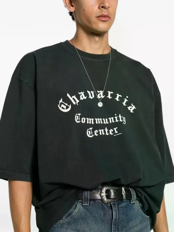WILLY CHAVARRIA Graphic-print Buffalo T-shirt