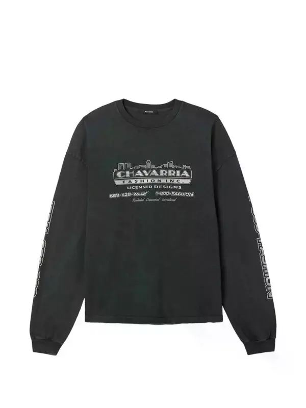 WILLY CHAVARRIA Buffalo Tee Graphic-print Long-sleeve T-shirt