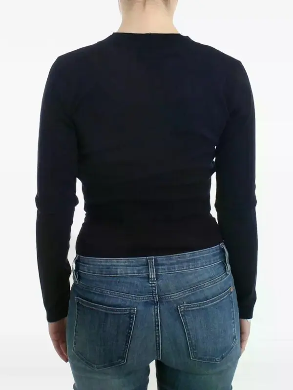 Roberto Cavalli Cropped V-neck Cardigan