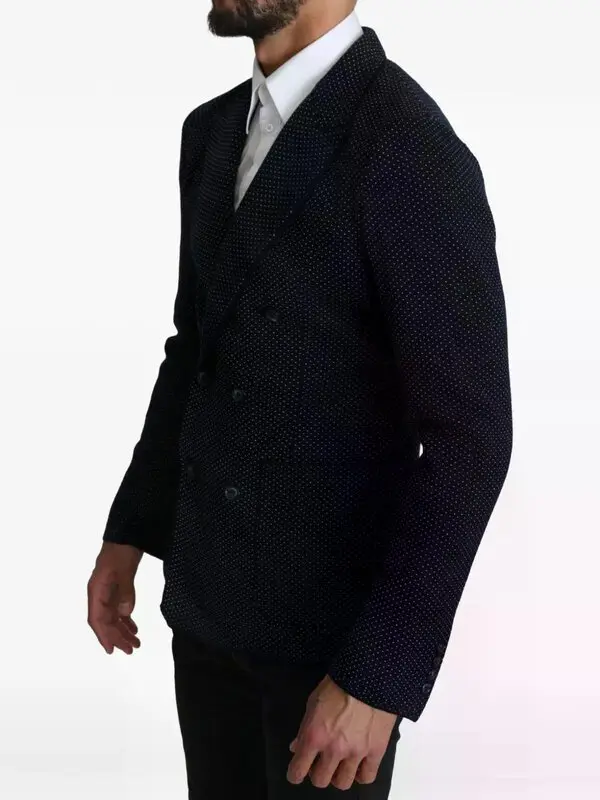 Dolce & Gabbana Polka-dot Double-breasted Blazer
