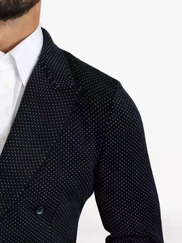 Dolce & Gabbana Polka-dot Double-breasted Blazer