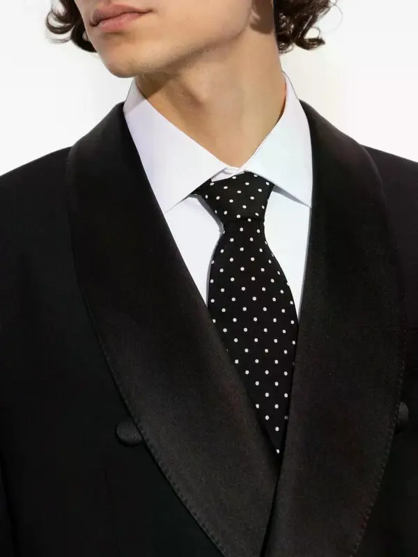 Dolce & Gabbana Polka-dot Silk Tie