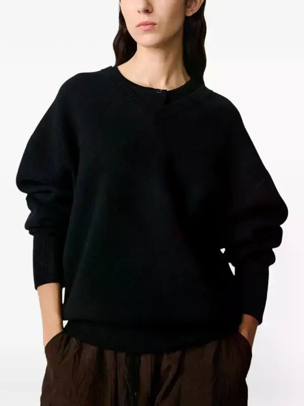 Studio Nicholson Loch V-neck Sweater
