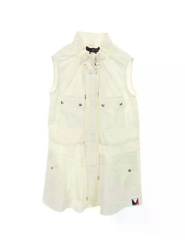 LOUIS VUITTON 2010s Sleeveless Zip-up Mini Dress