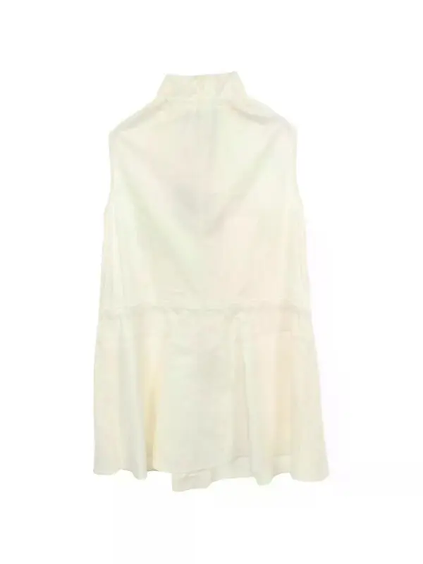 LOUIS VUITTON 2010s Sleeveless Zip-up Mini Dress