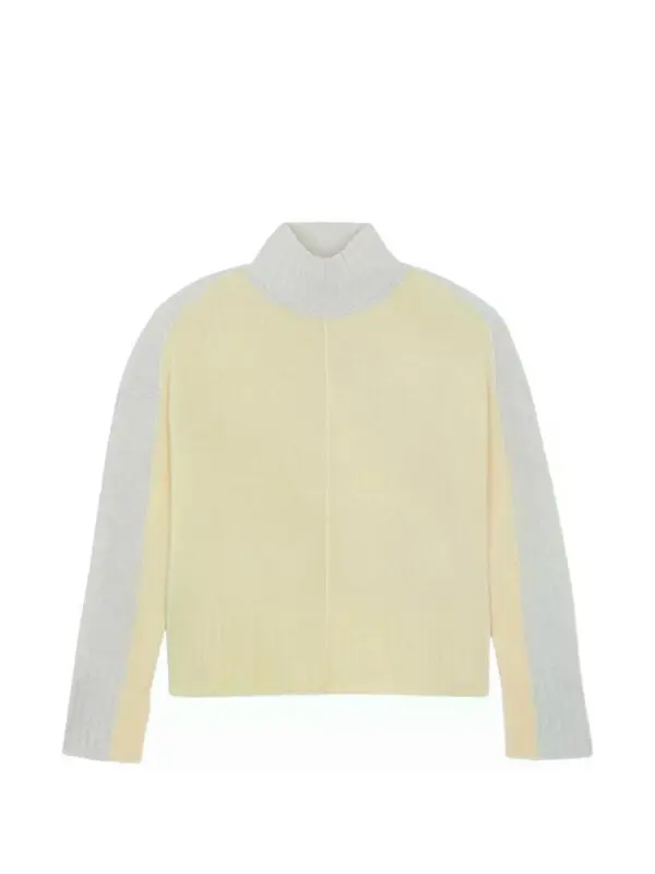 KUJTEN Angel Two-tone Ribbed-trim Sweater