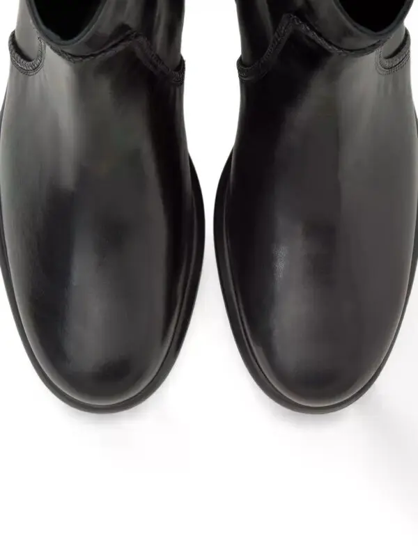 CastaÑer Elsa 313 Braided-trim Leather Ankle Boots