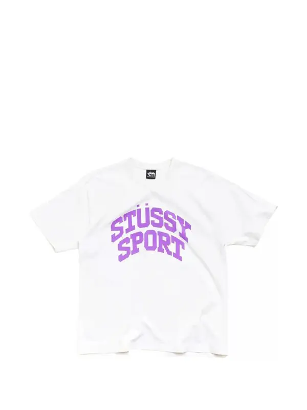 StÜssy Block Logo-print Cotton T-shirt