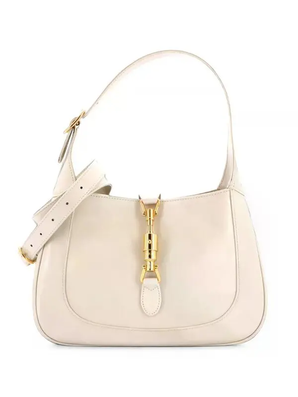 Gucci Jackie 1961 Leather Small Hobo Bag - White