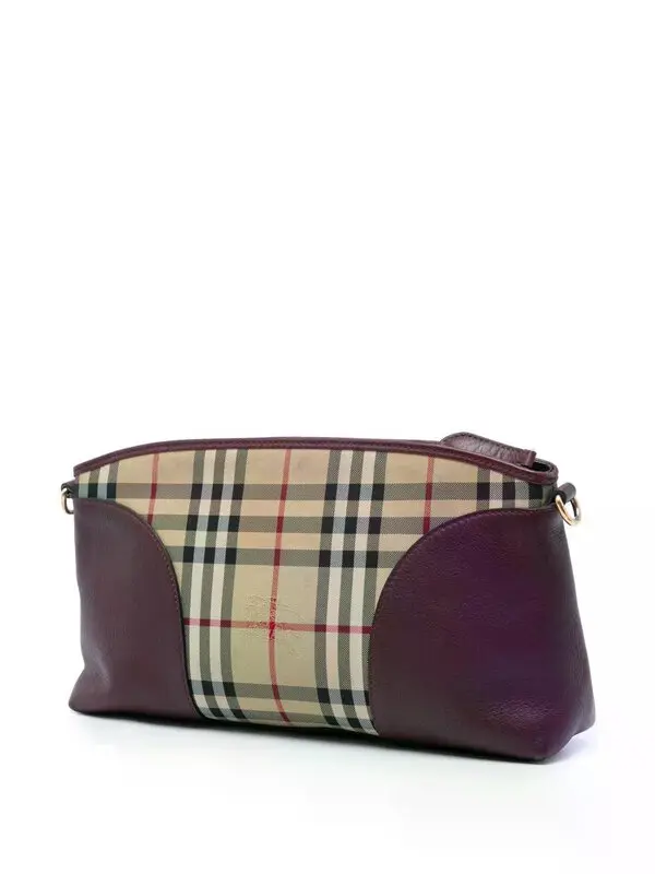 Burberry 2000-2017 Chichester Haymarket Check Cross Body Bag - Neutrals