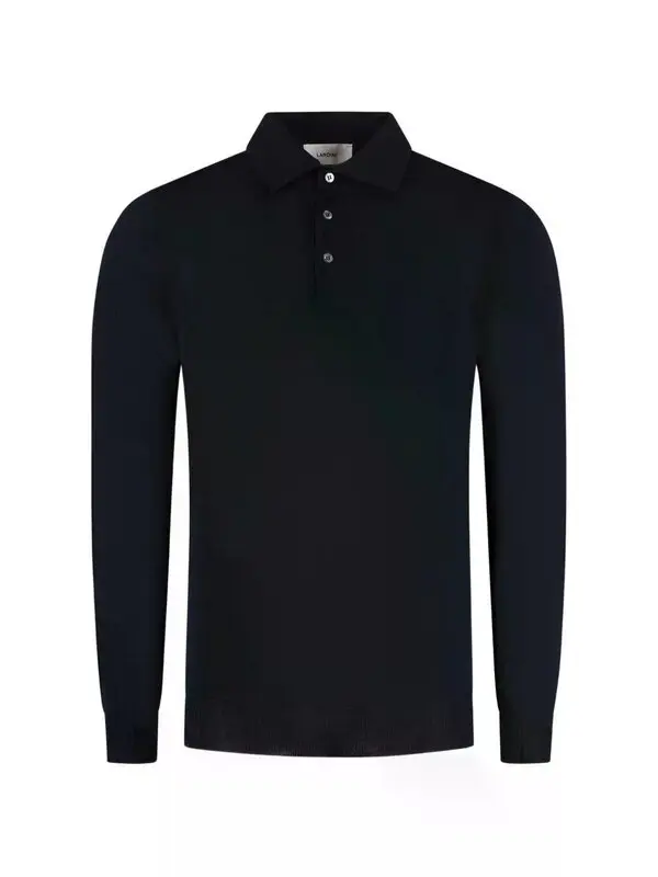 LARDINI Button-up Polo Sweater